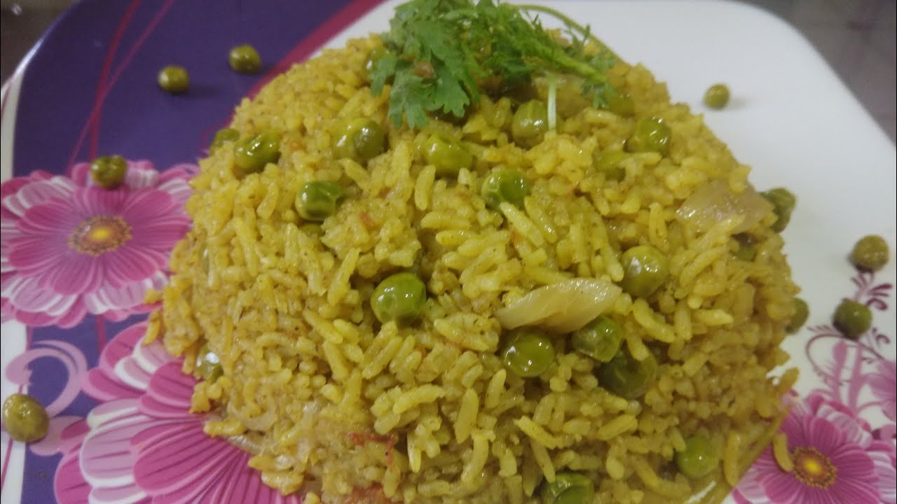 easy batani bath recipe very tasty and fast method to make - YouTube