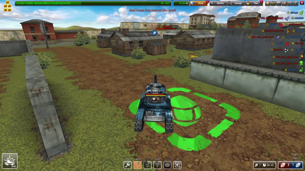 tanki online gameplay # 23 - wasp railgun m1/m2/m3 - YouTube