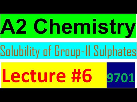 why Solubility of Group-2 Sulphates decreases down the group? Best ...