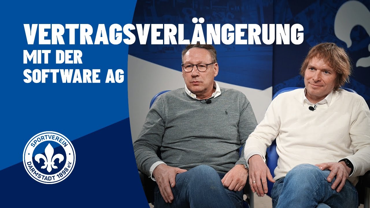 Software AG verlängert Vertrag | Wechsel vom Hauptsponsor zum Premiumpartner - YouTube