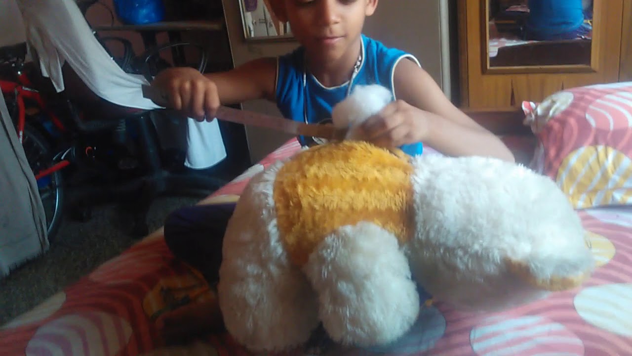 Surgery of Teddy Bear part - 1 - YouTube