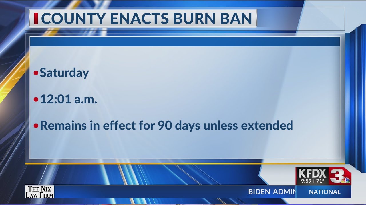 WICHITA COUNTY BURN BAN - YouTube