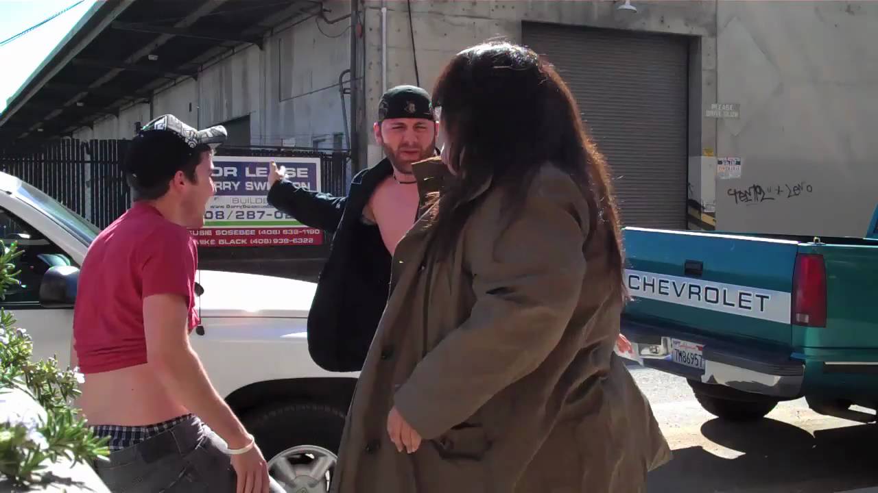 2 GUYS HUMP GIRL'S LEG! (OBZ PRANK) - YouTube