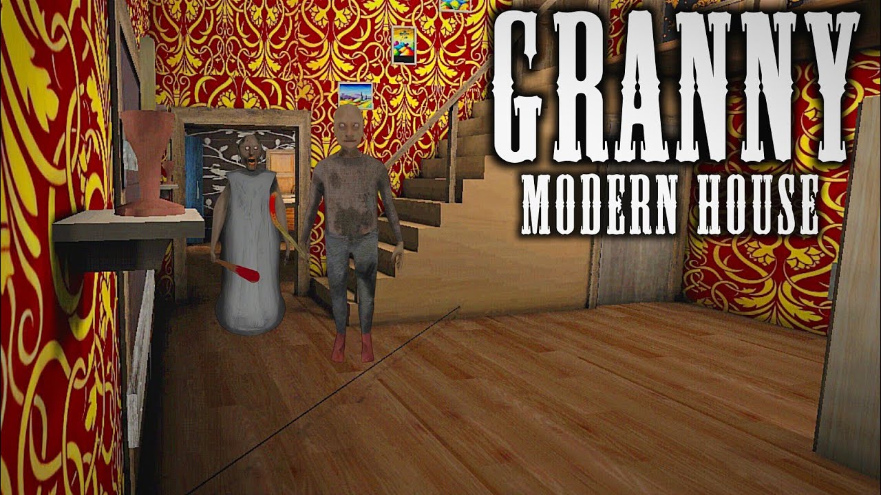 Granny's modern house hard escape - YouTube