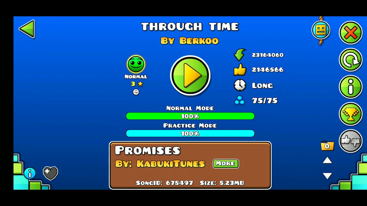 I complete a Level in GD World - YouTube