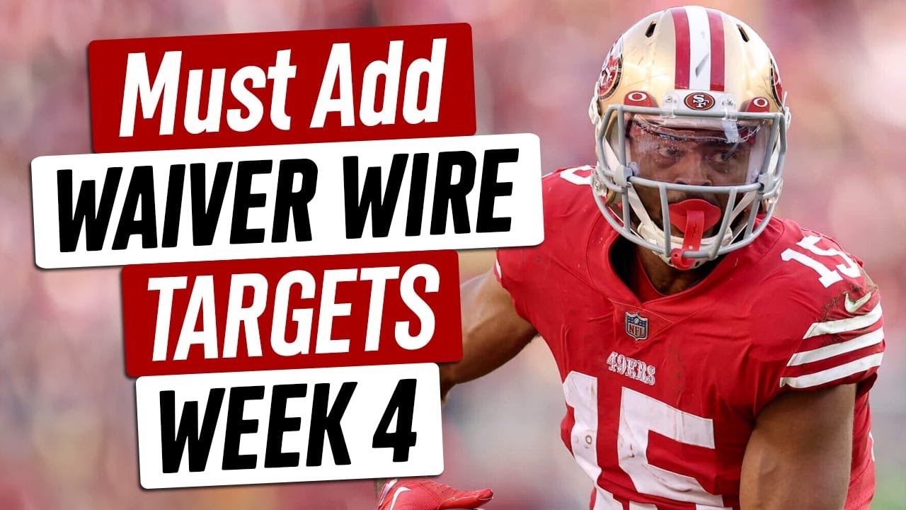 Week 4 Waiver Wire Adds | 2024 Fantasy Football Advice - YouTube