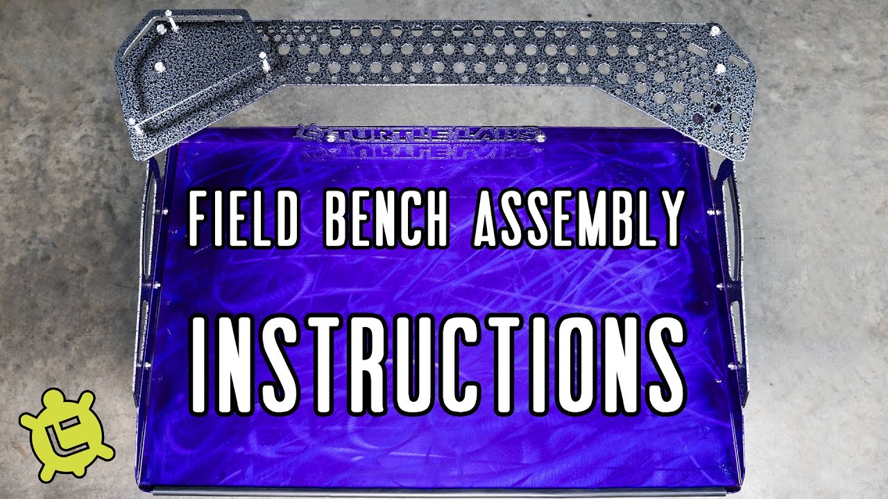 Turtle Labs Field Bench - Assembly Instructions - Ultimate Portable Hobby Workstation - YouTube