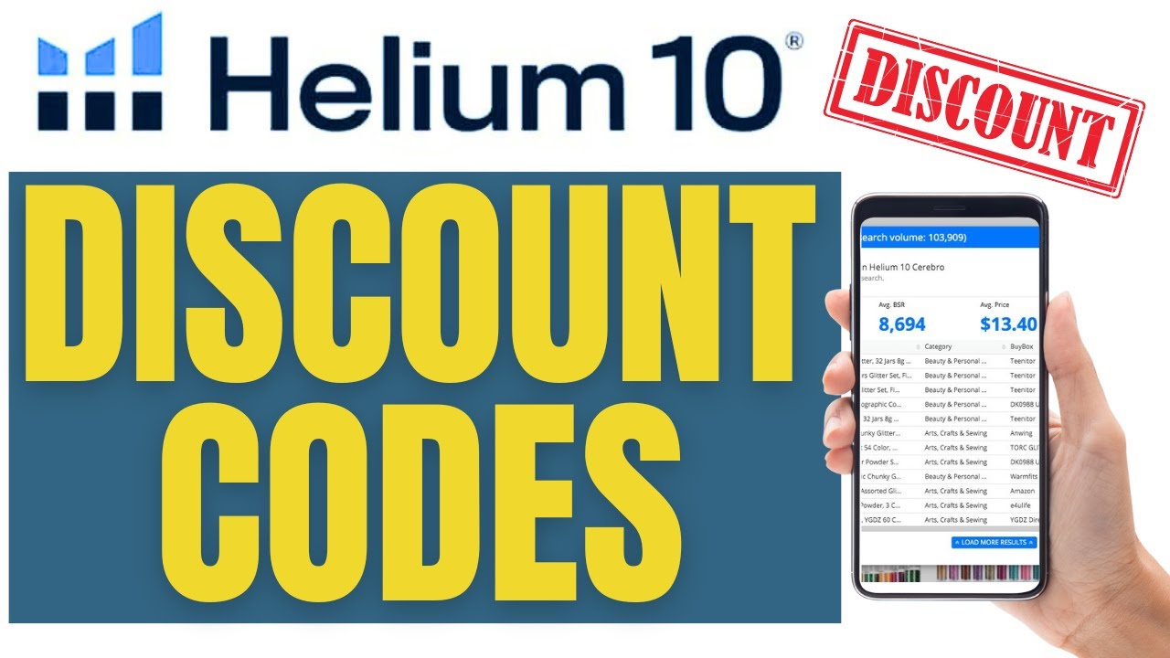 Helium 10 Discount Code 🎁 (Video Updated With The Latest Codes ...