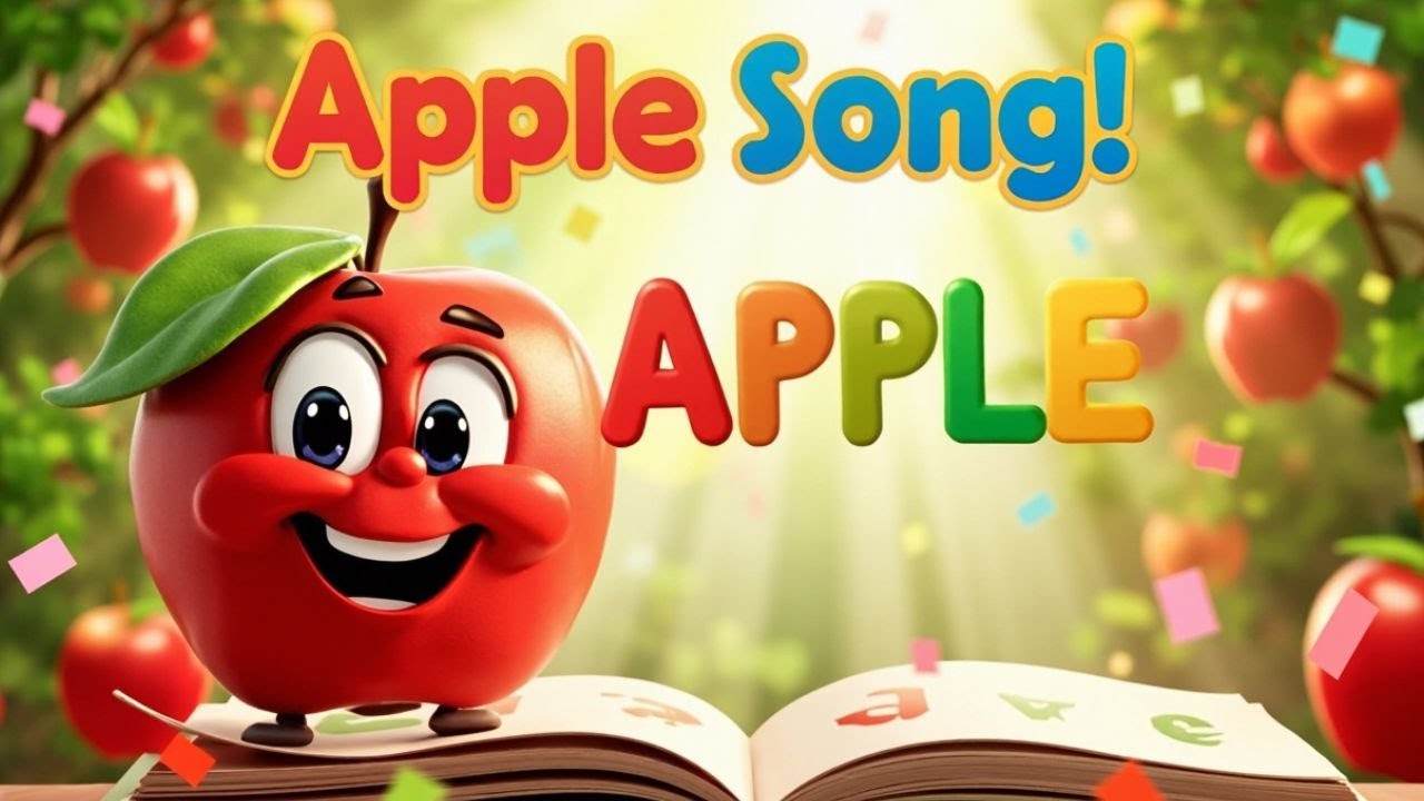 Apple Song 🍎 | Learn to Spell “Apple” | Fun Phonics Song for Kids - YouTube