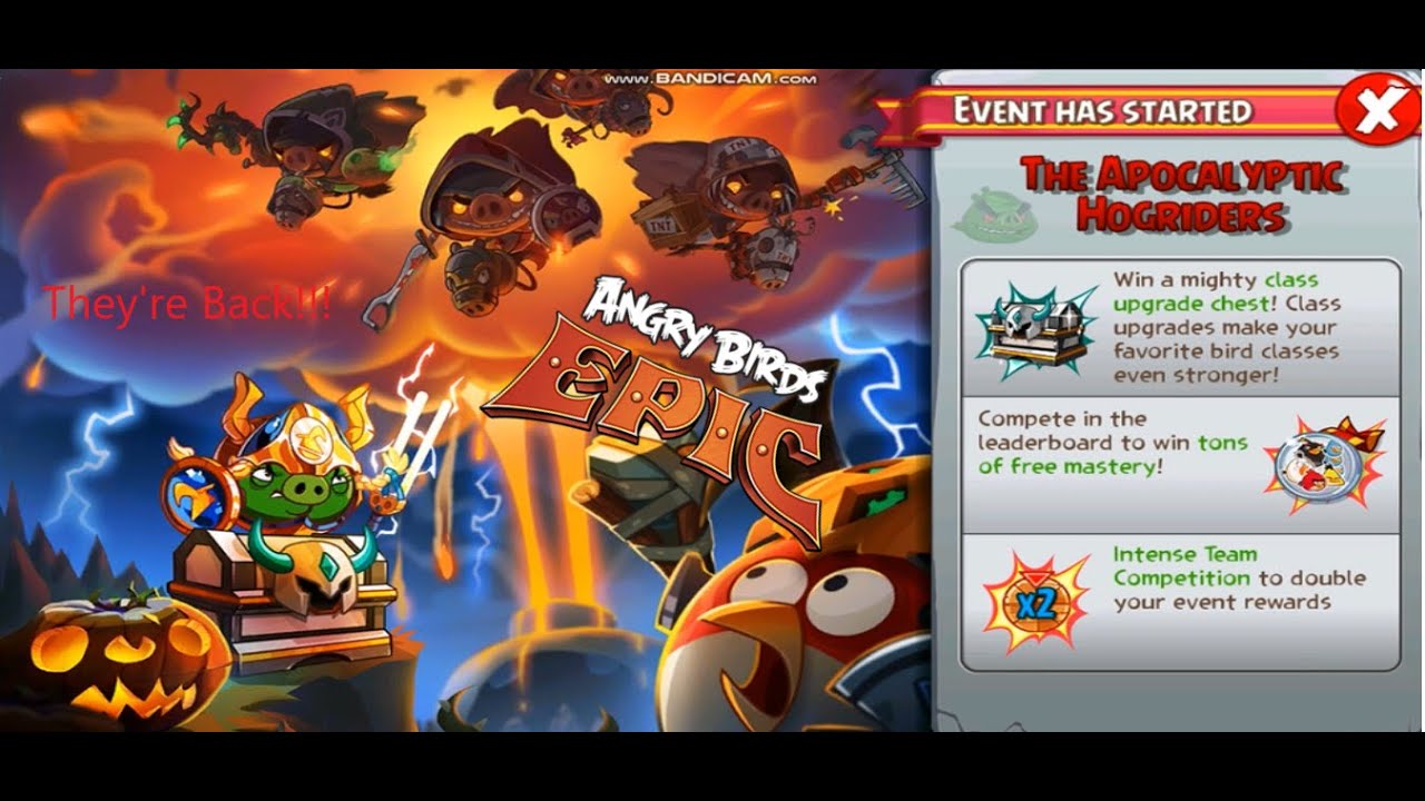 The Apocalyptic Hogriders are back! Angry birds Epic. - YouTube