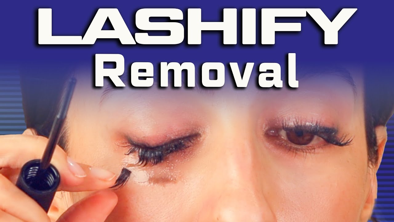 How To Remove Lashify Lashes - YouTube