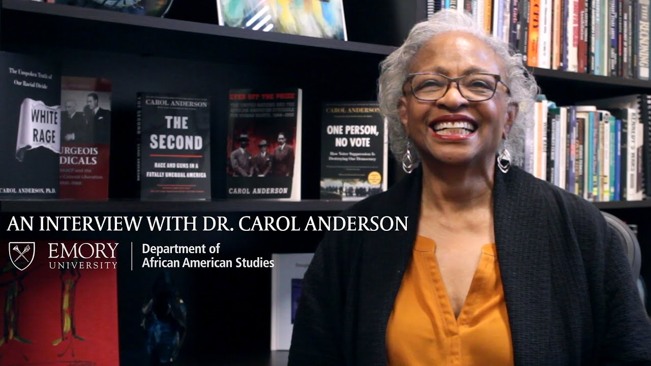 An Interview with Dr. Carol Anderson - YouTube