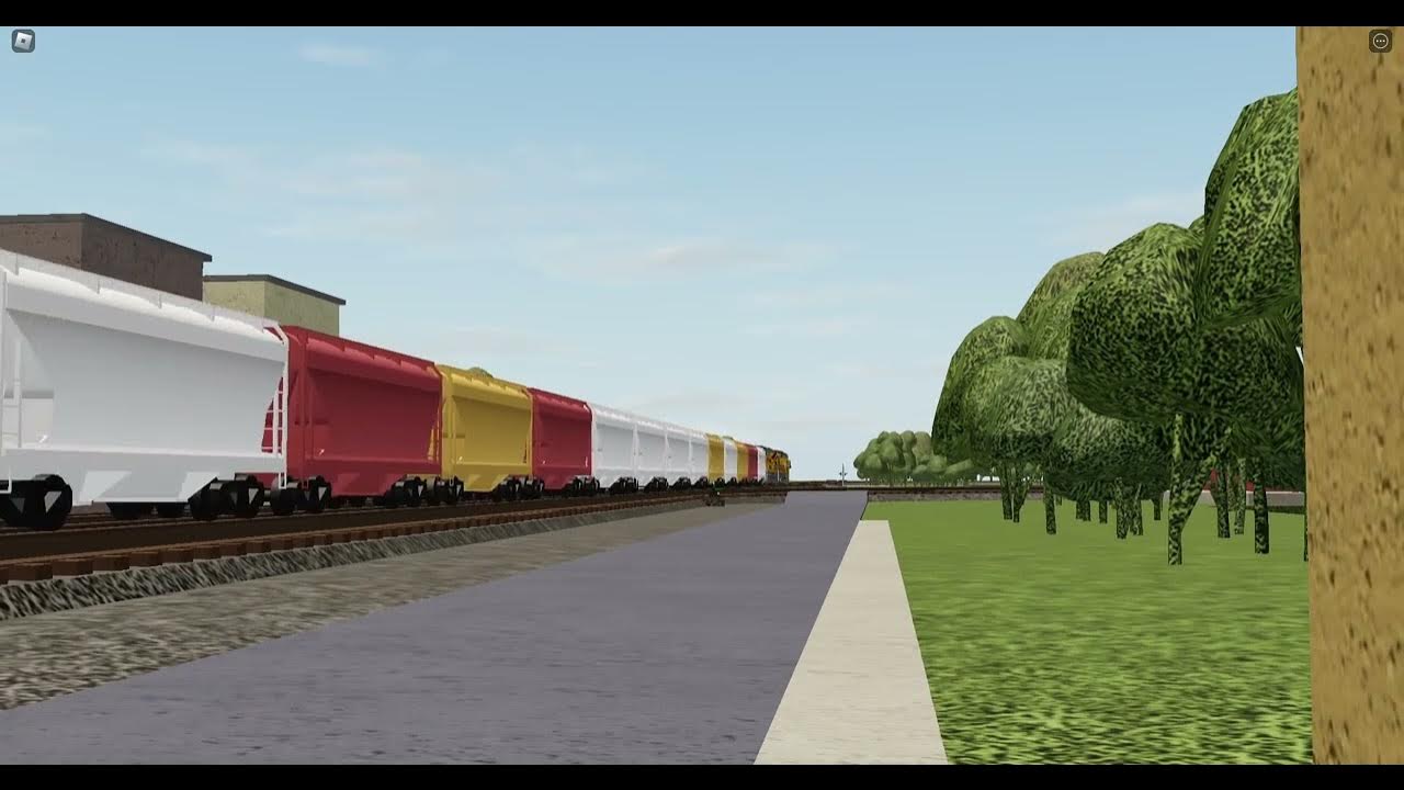 Union Pacific Grain Train Roblox Southline District RO-Scale - YouTube