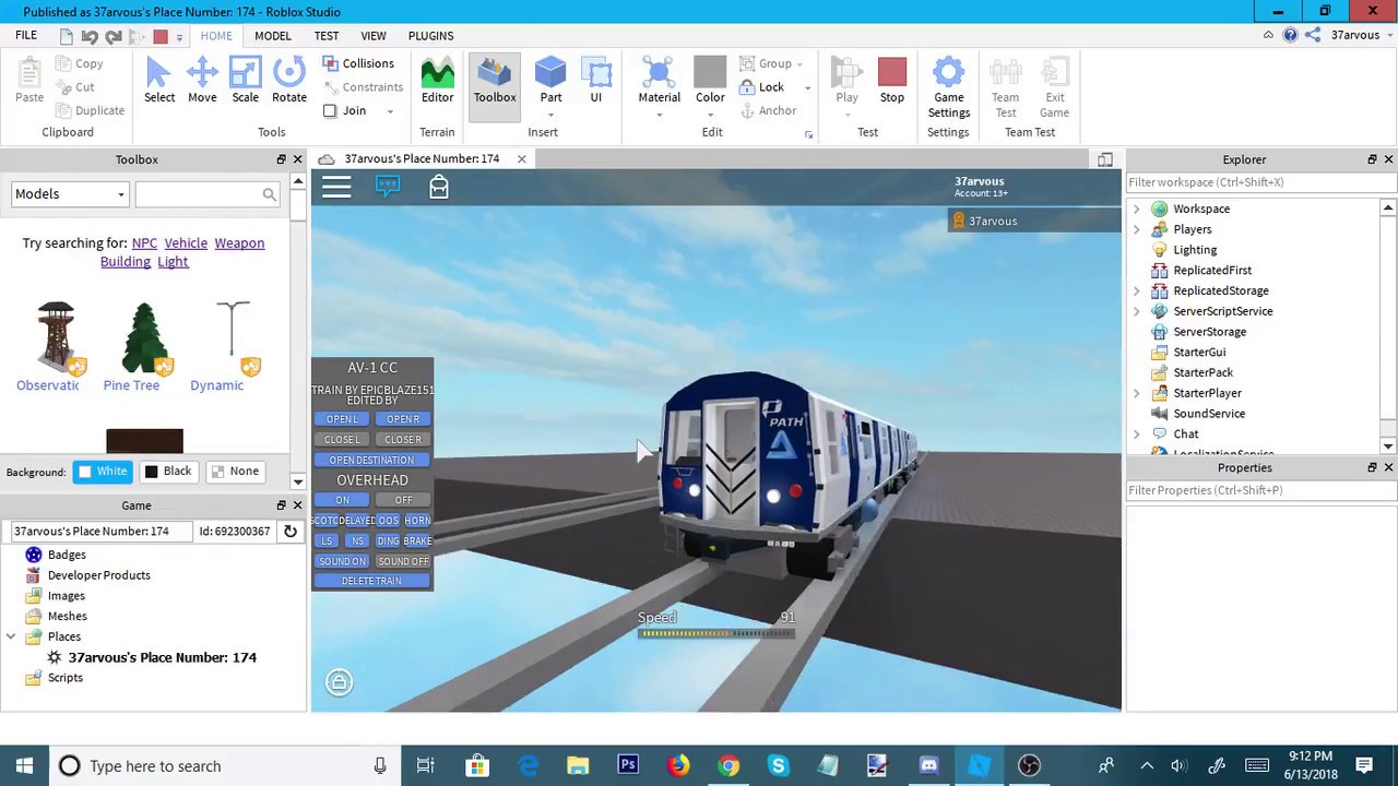 ROBLOX: M7 Propulsion or Bombardier (R179) Propulsion? - YouTube