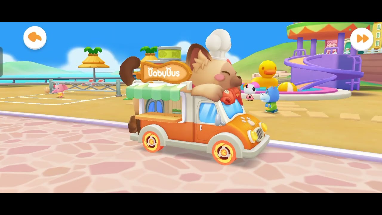 Baby bus food truck 🚒🤯 kids cartoon gameplay video #gaming#babybus # ...