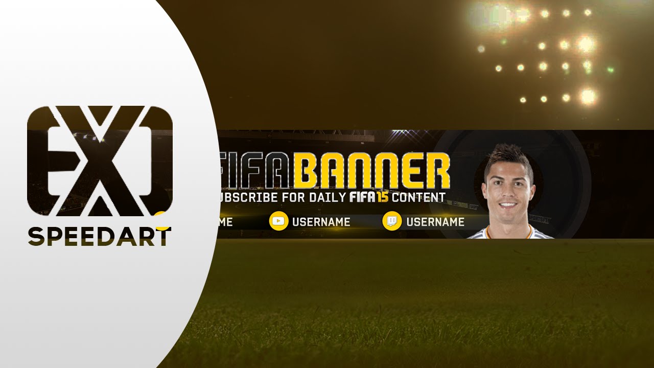 Speed Art | FIFA15 Channel Art - YouTube