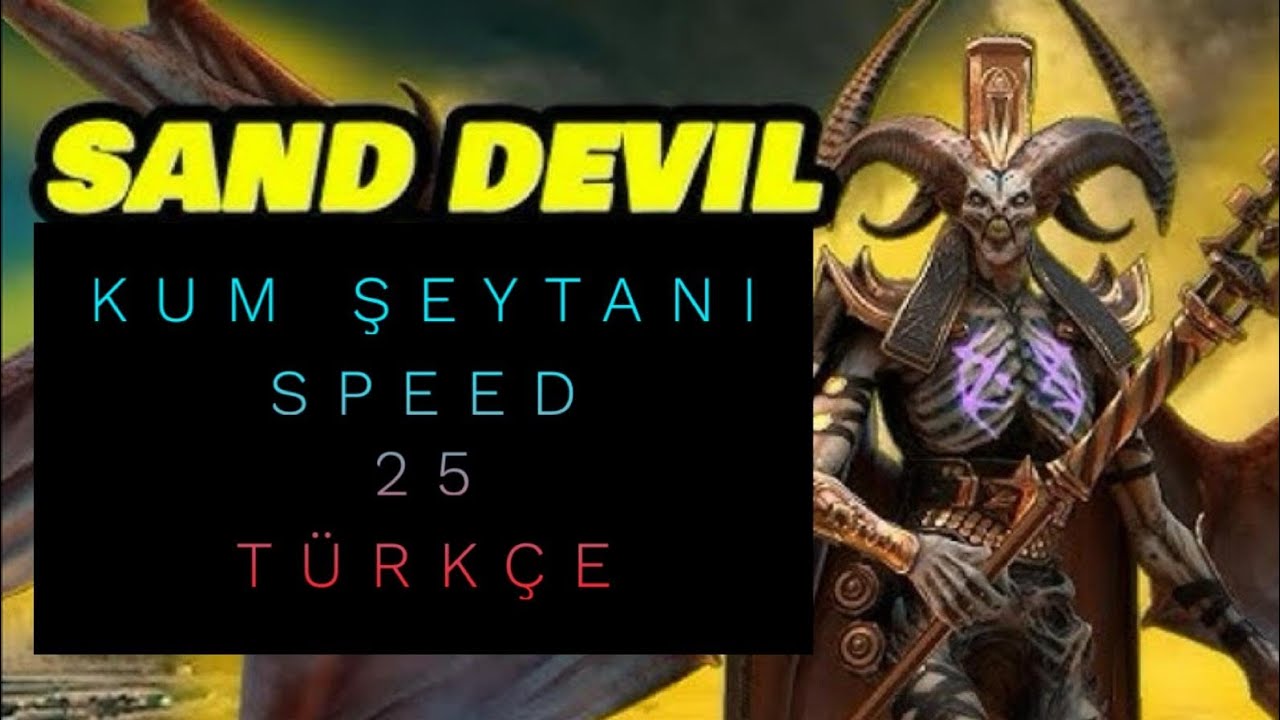 Sand Devil Nekropolü 25 Speed Team Kum Şeytanı Farm Takımı Türkçe ...