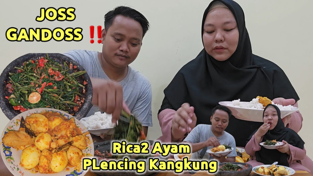 Serba Pedas ‼️ Rica2 Ayam + SamBaL PLencing Kangkung - YouTube