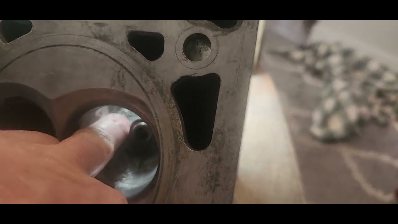 Removing the swirl ramp from ls heads - YouTube