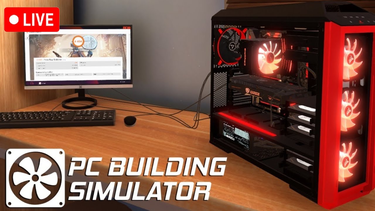 🔴 LETS BUILD A PC !! | PC BUILDING SIMULATOR LIVE GAMEPLAY | ROAD TO 1 ...