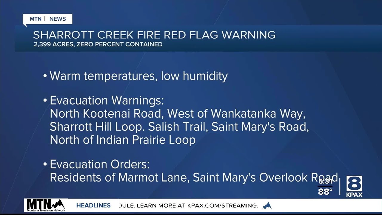 Evacuation orders scaled back at 2,400-acre Sharrott Creek Fire near ...