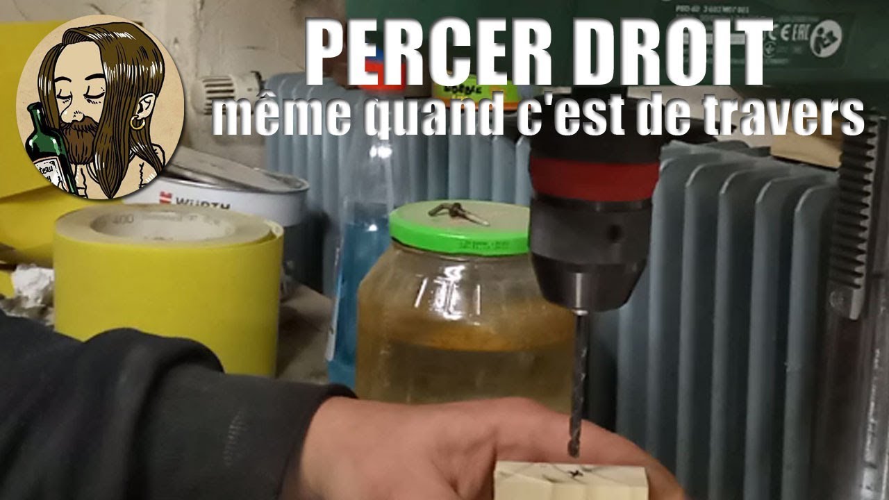 🔨🔪 Percer droit avec une perceuse à colonne - YouTube