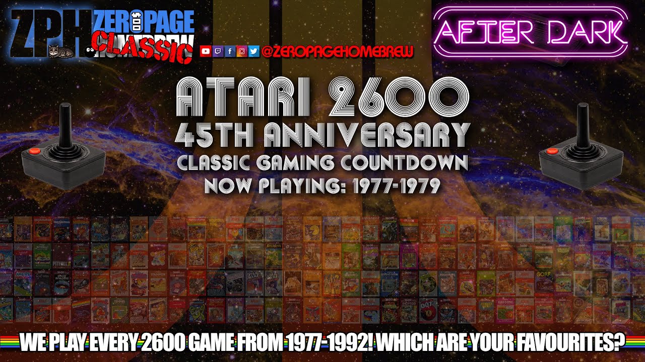 Atari 2600 45th Anniversary Classic Gaming Countdown (Day 1): 1977-1979 ...