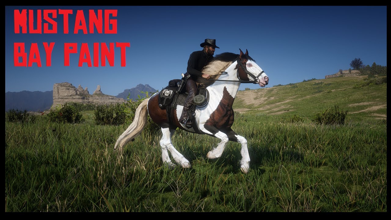 Mustang Bay Paint - Horse Coat Mod [ Red Dead Redemption 2 ] - YouTube