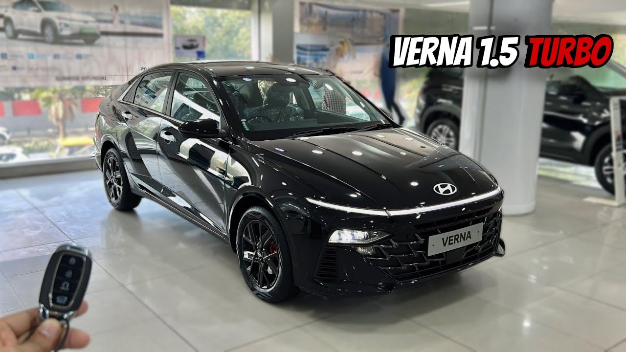 Hyundai Verna 1.5 Turbo DCT Model | Fast & Futuristic Segment King ...