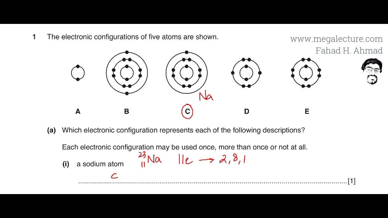 1 - 5070_w18_qp_21 : Periodic Table, Atomic Structure - YouTube