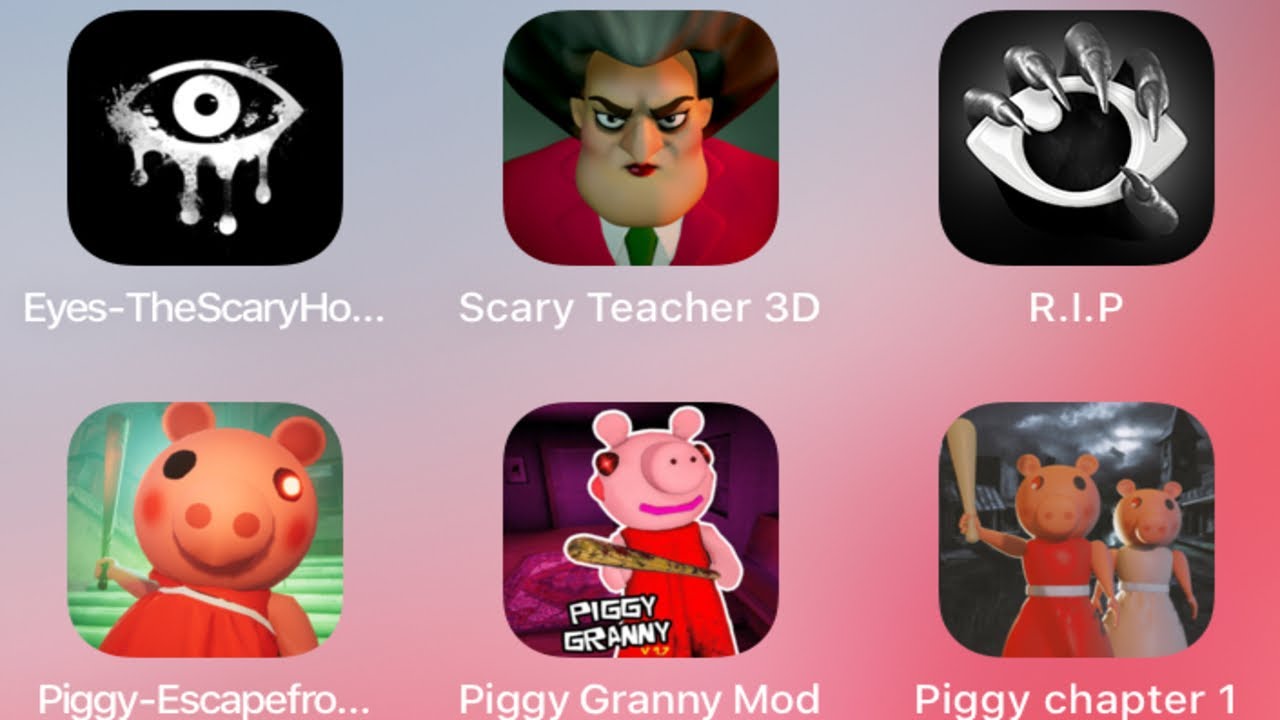 piggy chapter 1 scary teacher 3d r.i.p. fgteev hello neighbor granny ...