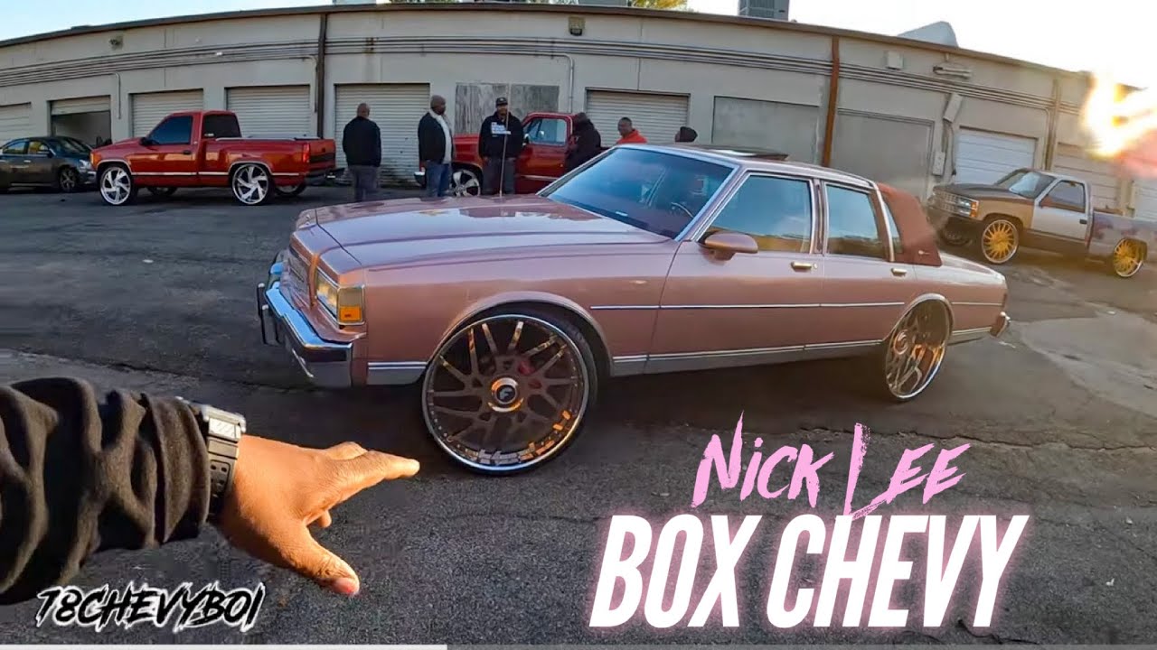 Show Em’ How You Ridin’‼️: Nick Lee's LS Brougham Box Chevy on 28 ...