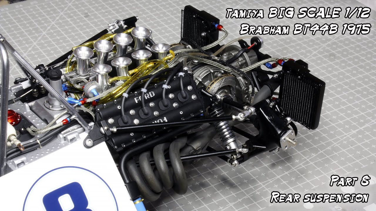 Big Scale Series 1/12th Brabham BT44B 1975 Part 8 Rear Suspension - YouTube