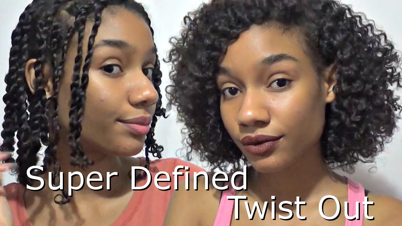 Super Defined Twist Out (Updated) - YouTube