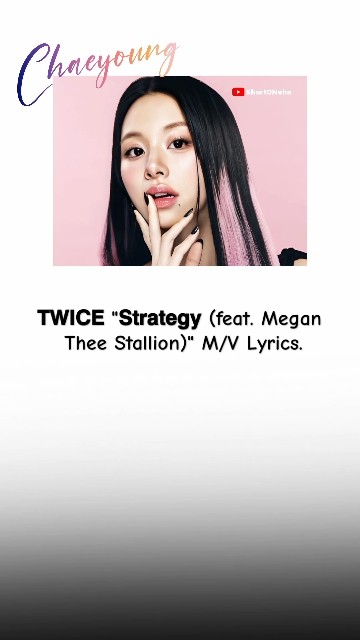 𝗧𝗪𝗜𝗖𝗘 "𝗦𝘁𝗿𝗮𝘁𝗲𝗴𝘆 (feat. Megan Thee Stallion)" M/V Lyrics. #kpop - YouTube