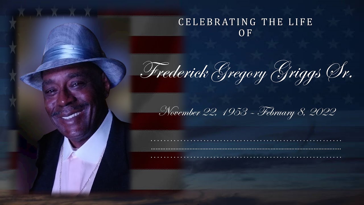Frederick Griggs - Funeral Service - YouTube
