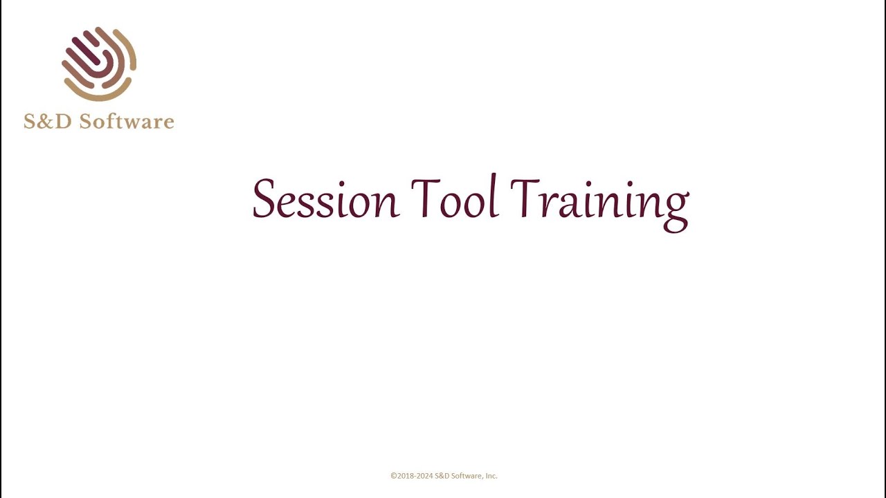 Session Tool Training - YouTube