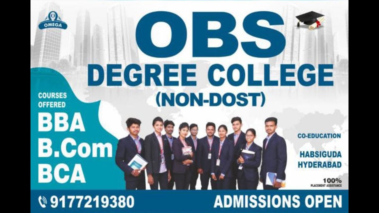 OBS Degree College | Non-DOST Degree College | Megha & Omega Group of ...