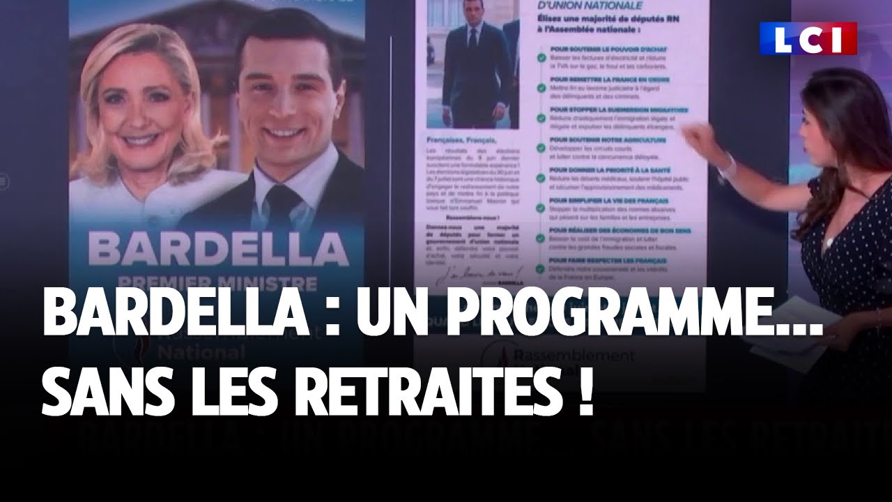 Rassemblement national ｜Jordan Bardella : un programme... sans les ...