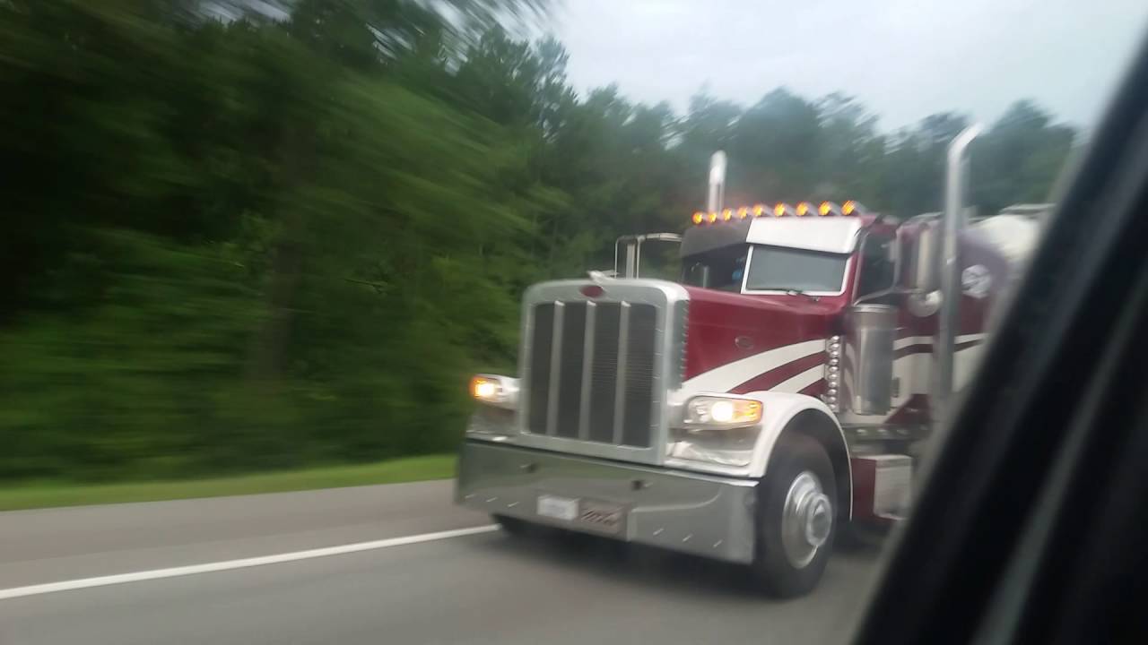 Custom Peterbilt 389 tanker truck - YouTube