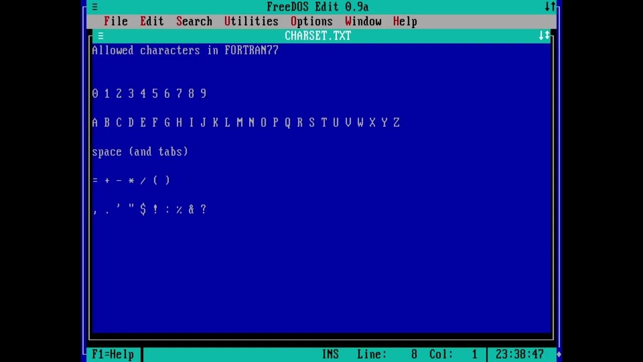 Getting Started With Fortran 77 Youtube