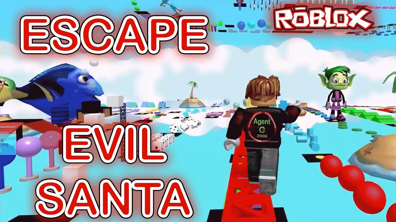 ROBLOX ESCAPE THE EVIL SANTA AT CHRISTMAS - OBBY - YouTube