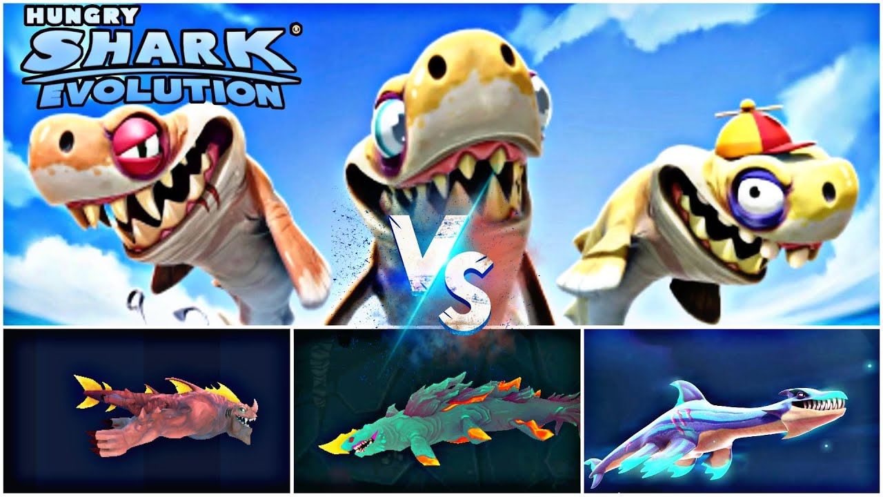 Hungry Shark Evolution - Fin Finn N Finny Dominates All Sharks! 🦈💥 ...