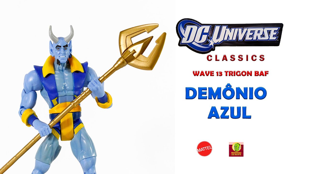 Demonio Azul DC Universe Classics Wave 13 Trigon BAF Blue Devil Mattel ...