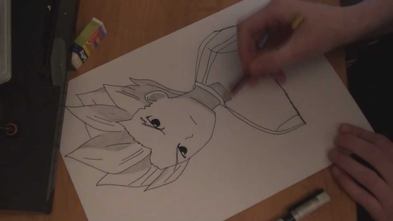dessin/draw gouenji shuuya / axel blaze inazuma eleven - YouTube