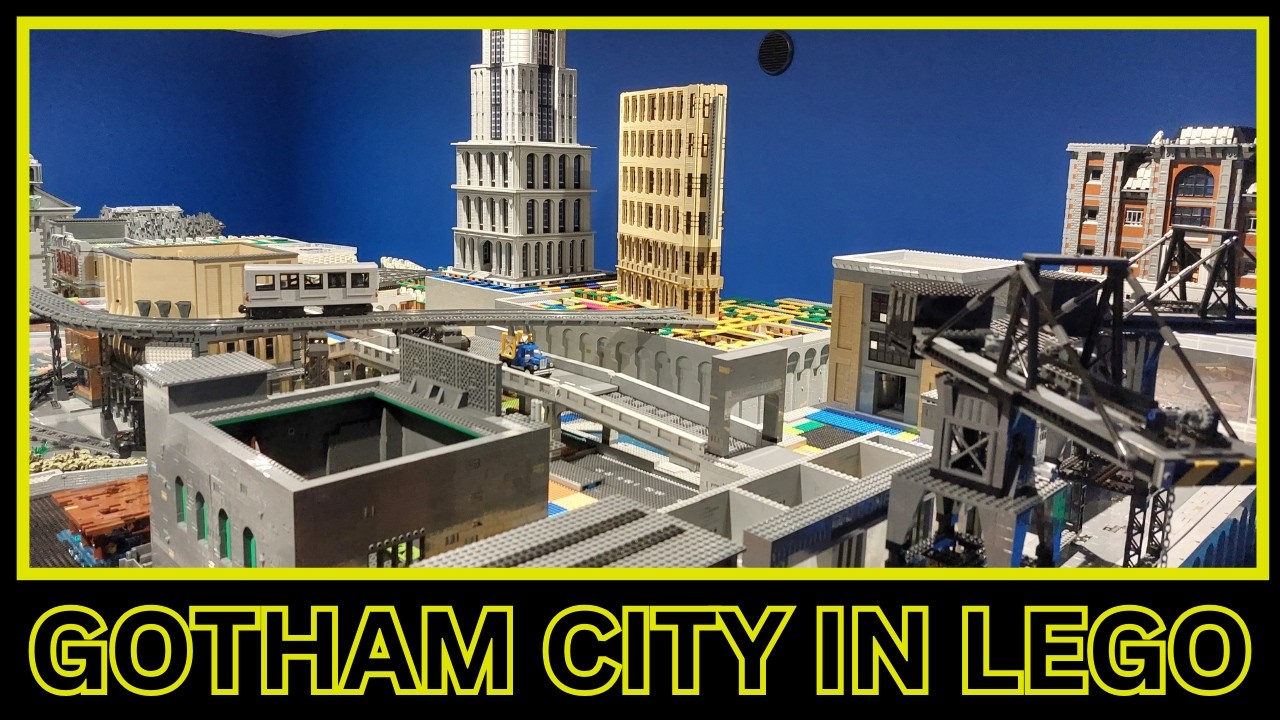 Building GOTHAM CITY in LEGO - YouTube