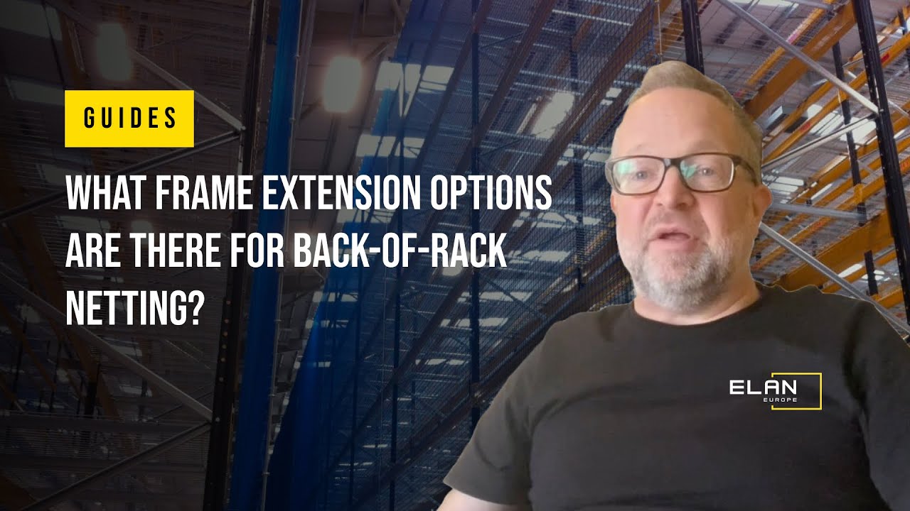 What frame extension options are there for back-of-rack netting? - YouTube