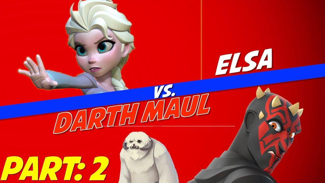 Darth Maul vs Elsa | Frozen 2 Olaf and Queen Elsa Detroys Storm ...