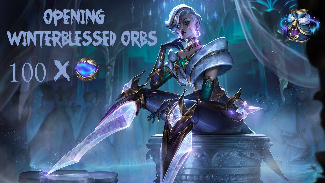 Opening 100X WinterBlessed 2023 Orbs & 2X WinterBlessed Exclusive Pack ...