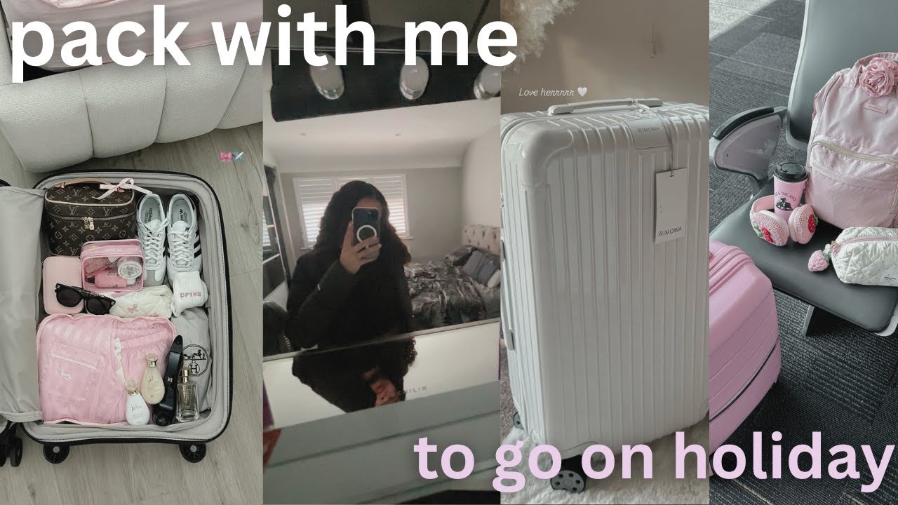 PACK WITH ME TO GO ON HOLIDAY * outfit inspiration + clothes + skincare ...